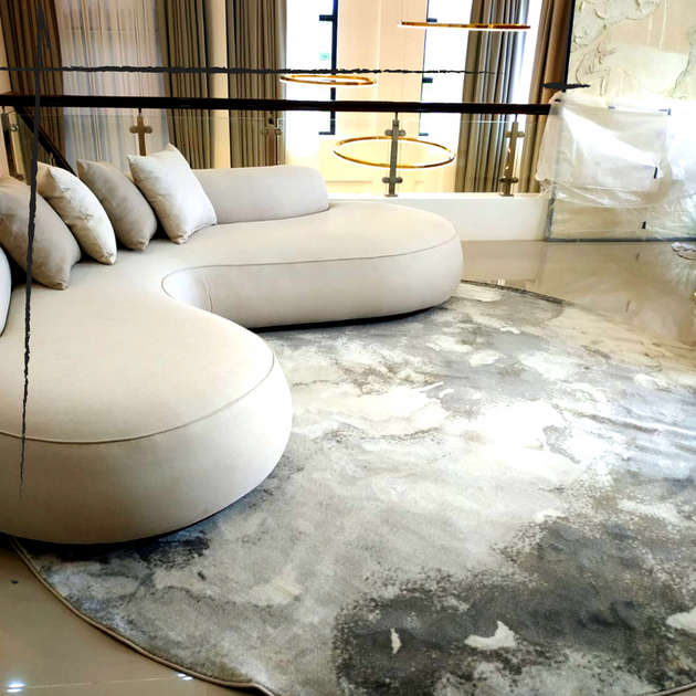 Round Rugs – Abstrakts Manila